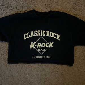 Tops | Vintage Classic Rock Shirt Cropped Medium Excellent Condition ...
